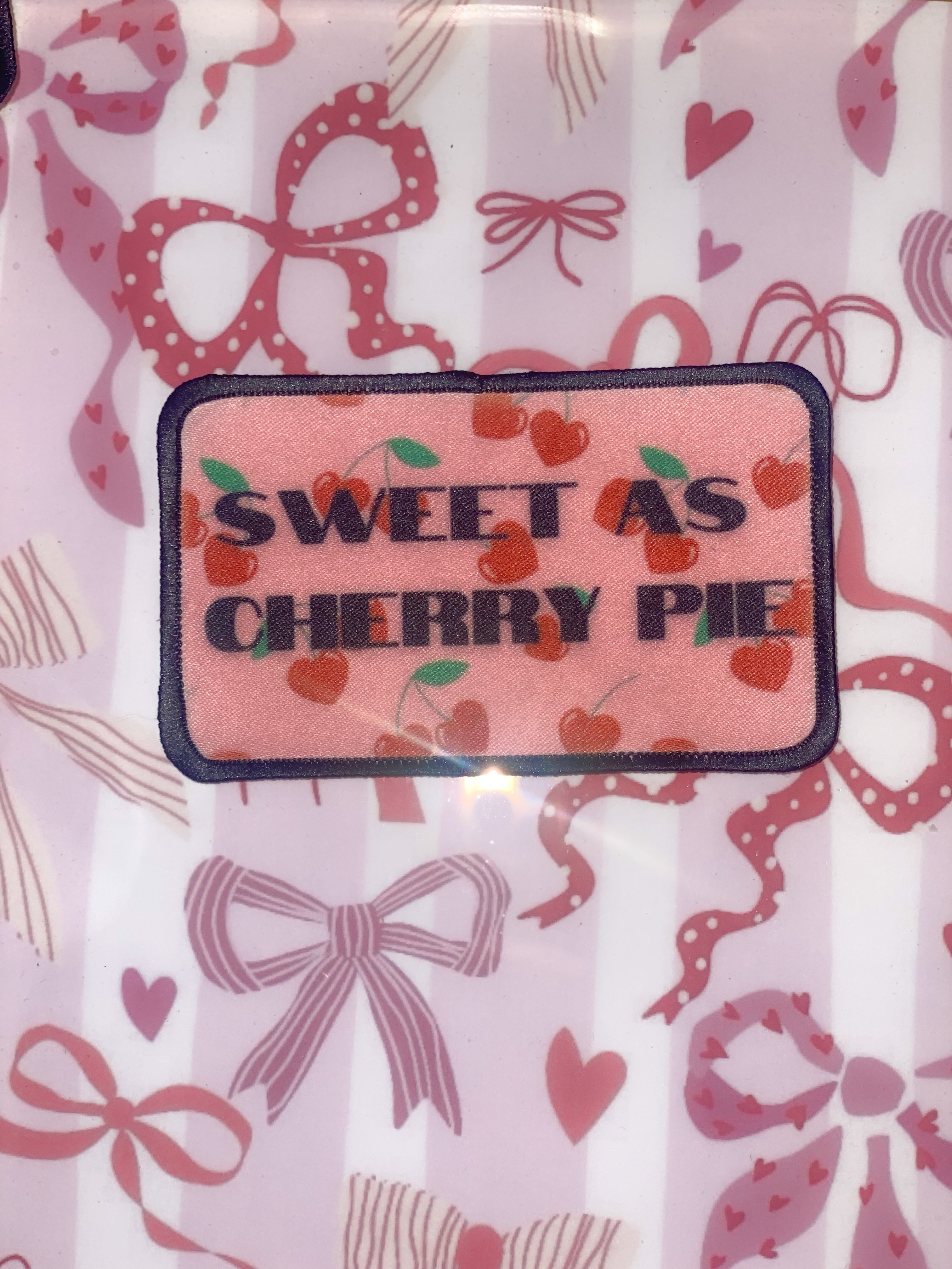 Sweet as cherry pie Patch – Polka Dot Emporium.